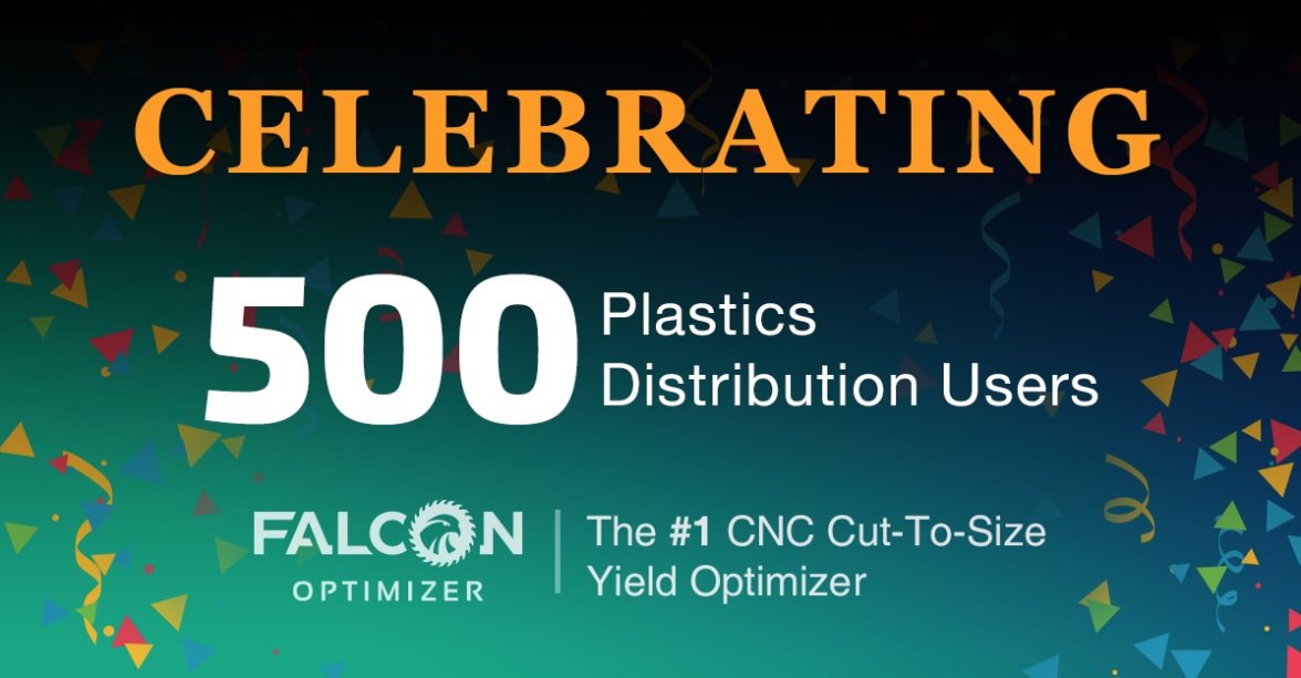 Press Release: Falcon Optimizer Reaches 500 Plastics Distribution Users | Falcon Optimizer